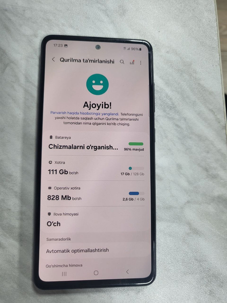 Samsung galaxy A52 dual