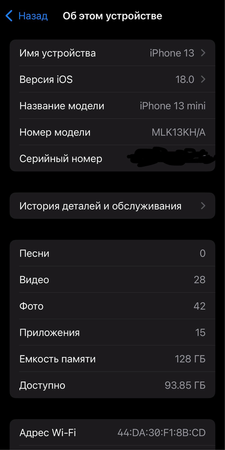 Iphone 13 mini 128gb