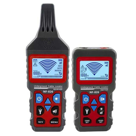 Трассоискатель Noyafa NF-826 Профессиональный кабельный локатор
