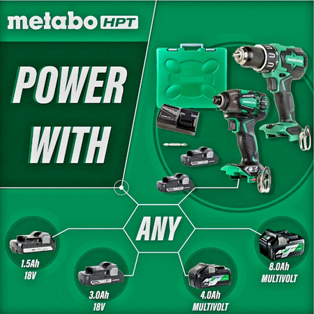 Metabo HPT Комбо набор шуруповертов