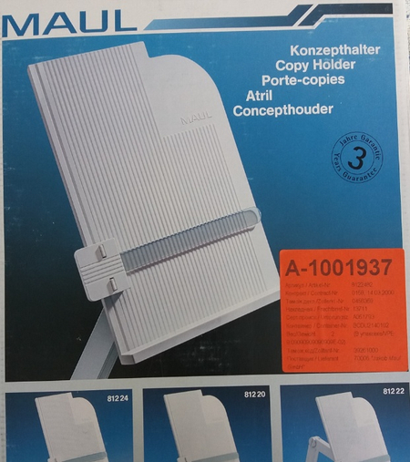 Копихолдер / Copy Holder Maul (офисный держатель для бумаг) Германия