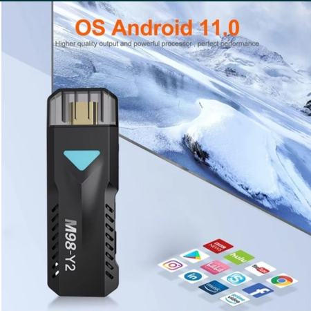 M98 Y2 Tv stick androidtv smart tv box cмарт тв приставка