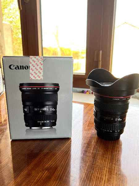Canon obiktiv 17-40 4L ishlashi yaxshi