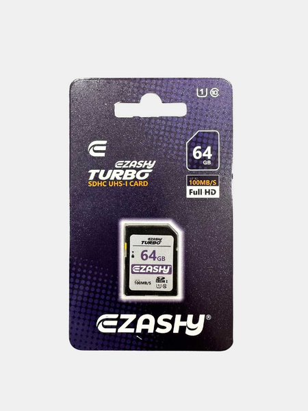 Флешка для фотоаппарата камеры Ezashy Full HD 100mb/s / Доставка 24/7