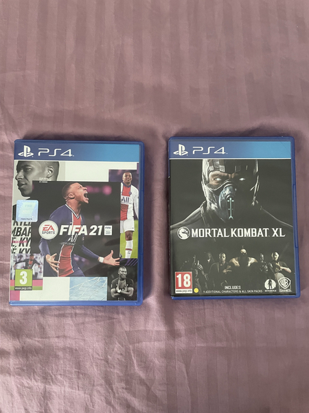 fifa 21,mortal kombar xl ps4