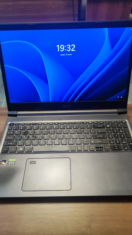Продам Ноутбук Acer Aspire 7 (Ryzen 7 5700U, RTX 3050TI) A715-42G