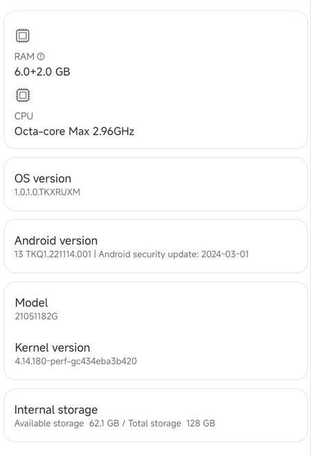 Xiaomi Pad 5 6/128 ideal holatda