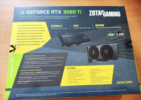 Видеокарта Geforce ZOTAC 3060TI