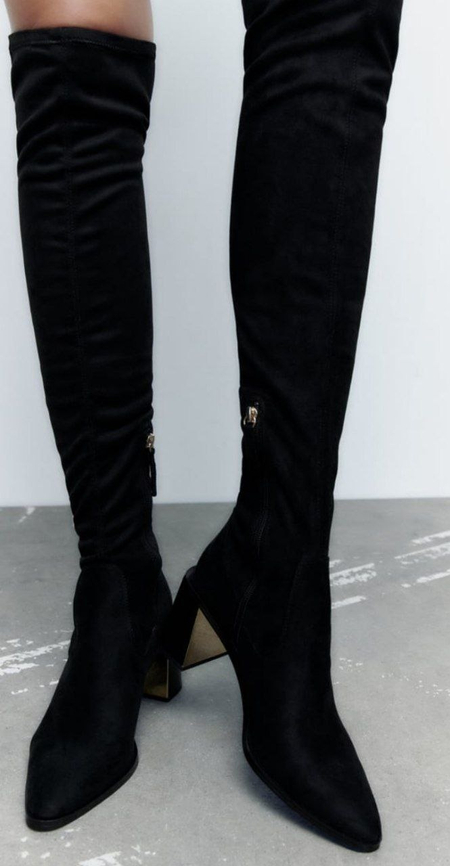 Zara отличные сапоги