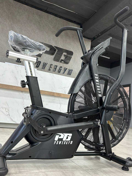 Велотренажер. Аэробайк. Velotrenajor AirBike. (Год Гарантии) Установка