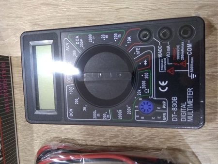 Мультиметр цифравой DT-830B тестор