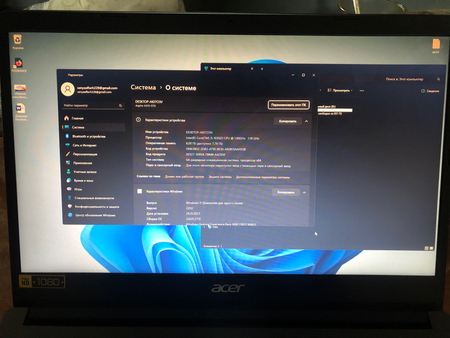 Ноутбук Acer Aspire 3 Core I5-1035G1