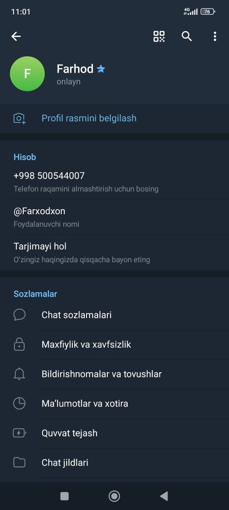 Eng arzon Telegram Premium