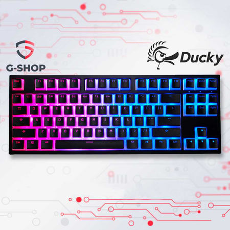 Игровая механическая клавиатура Ducky One 2 Pudding TKL RGB