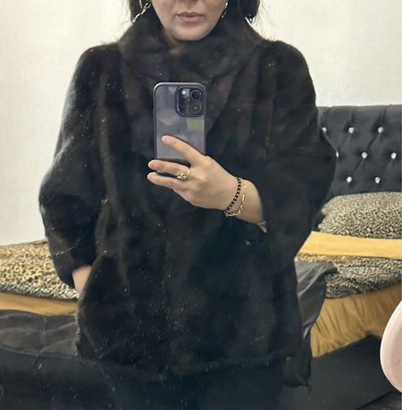 Шуба норковая практичный фасон. Скидка!