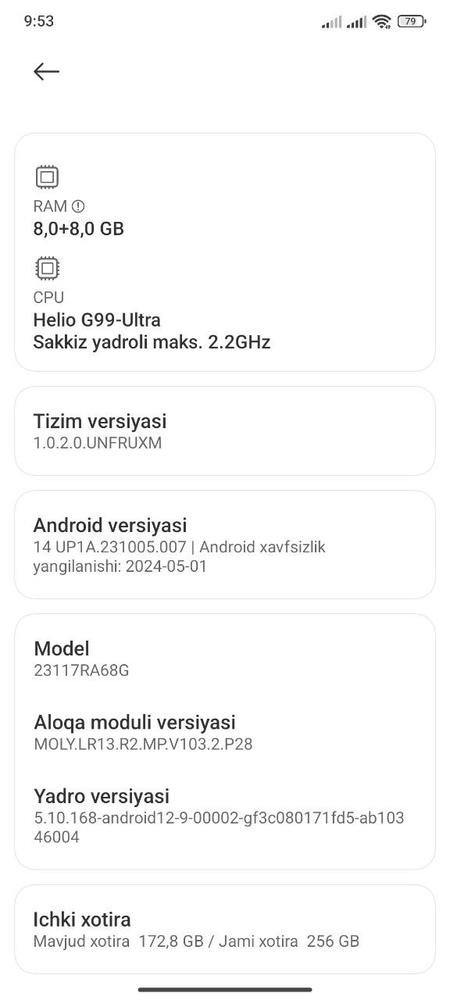 Redmi Not 13 Pro sotiladi\\nNarxi:2.500 srochna