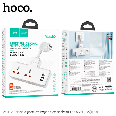 Многофункциональная Розетка Hoco AC11A