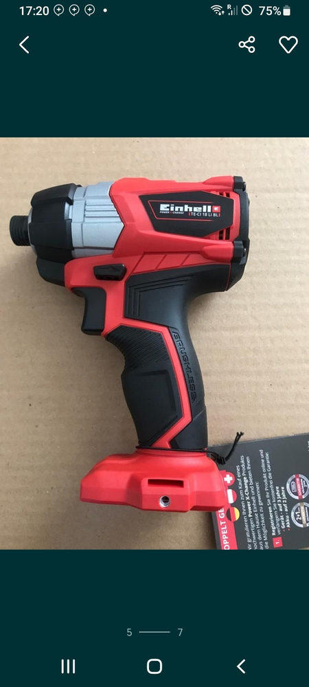 Einhell 18 v дрел