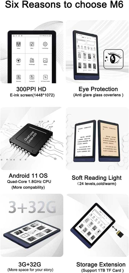 Новинка! Электронная читалка Meebook M6 2023 6