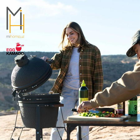 Керамический гриль Egg Kamado Portable Outdoor Grill 16″