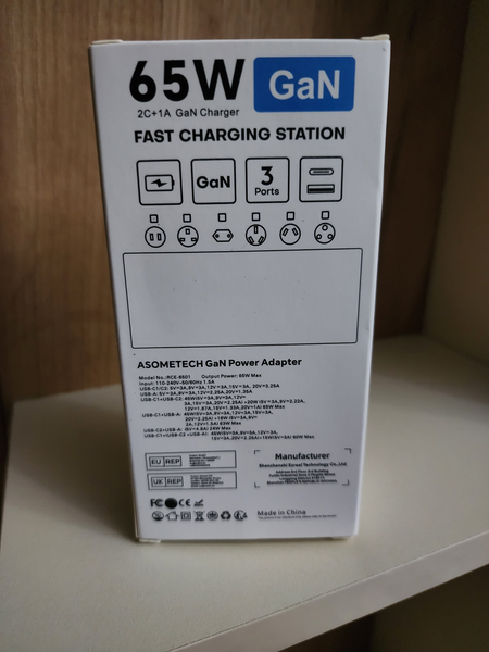 Asometech 65W Gan Charger