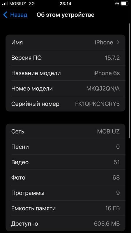 Apple 6s xolati ideal mazza qb ishlatasla