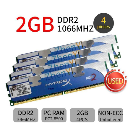 DDR2 Kingston HyperX 8GB Kit 4x2gb