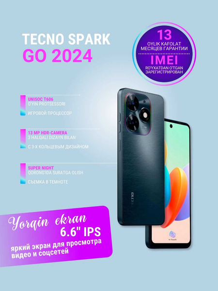 Smartfon Infinix Smart 8 , Tecno Spark Go, Itel, Samsung, Redmi, Xiaom