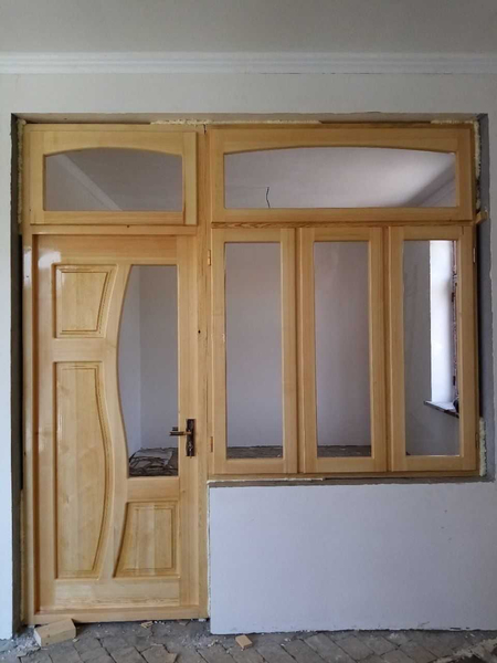 Окна и двери из дерева. Готовый и на заказ. Eshik va derazalar tayyor