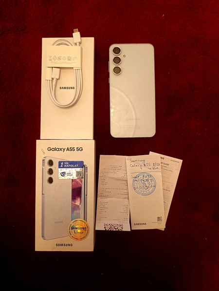 Samsung Galaxy A55 5G 128gb Kar dak full