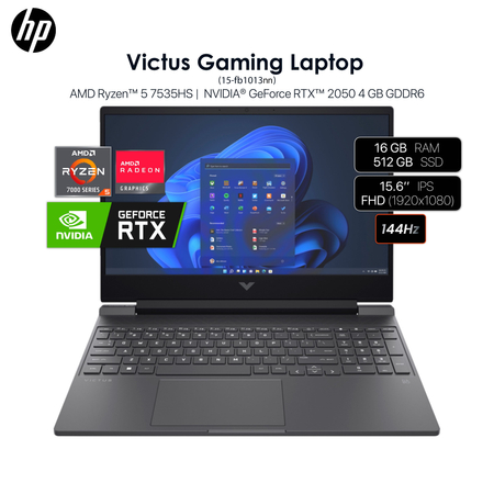 HP Victus AMD Ryzen™ 5 7535HS RTX™ 2050 4 GB 16/512GB 15.6