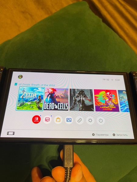 Комплект Nintendo Switch OLED Zelda Edition + 11 игр