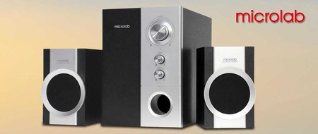 Сабвуфер Microlab M-590/ 2.1 / 32W RMS (8*2+16W)    (NT0800)
