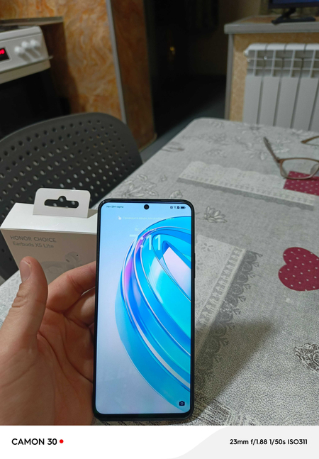 Honor x8a и наушники honor choice