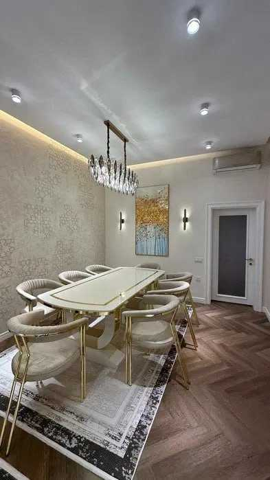 Real House Алайский. 3 комнатная новый ремонт ЕВРО под ключ 100м2