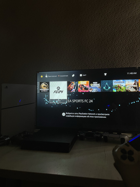 Playsation 4 slim 1 tb ideal 32tali telvizori bilan