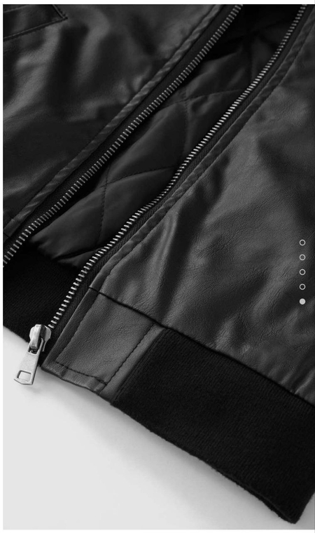 Коженая детская куртка Zara