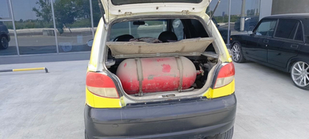 Matiz Chevrolet желтый