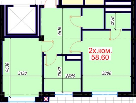 Квартира в новостройке 2/3/9 Файзиобод куйлюк массив 5 сдача в 2024г