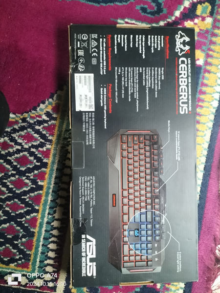 CERBERUS ASUS игравой клавиатура