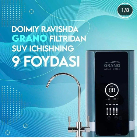 Grano Suv Filtiri 3 yil Garantiya 3 Yil tekin Servis