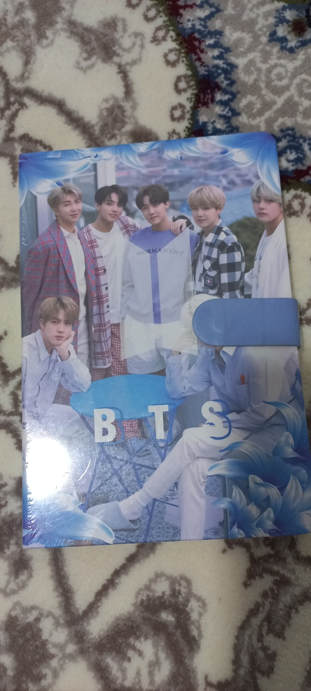 Новый блокнот (ежедневни) BTS с ценником