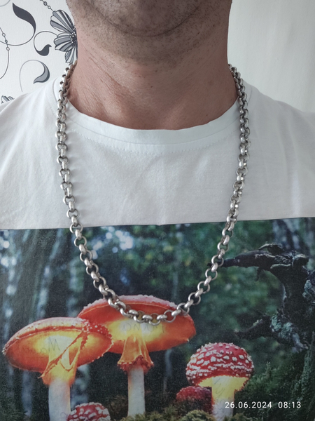 Серебряный трос и браслет