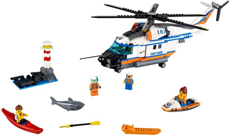 Лего lego City 60166: Сверхмощный спасательный вертолет. Оригинал