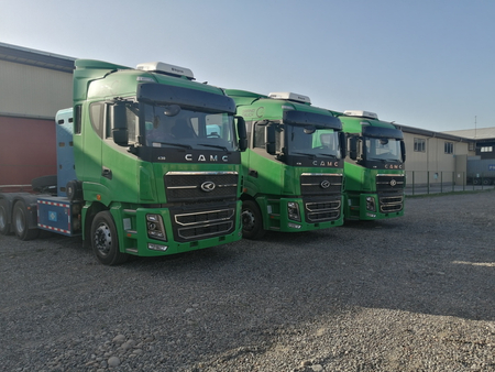 CAMC H9 CNG 8×4 metan gazli 430 Sotivda tayyor aksiya