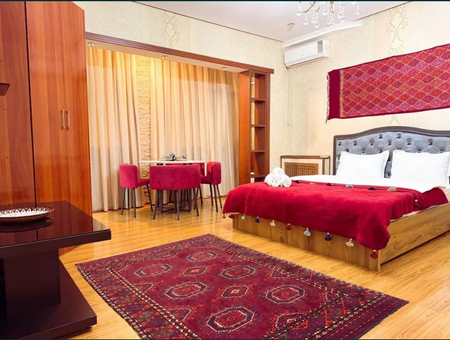 Ойбек  1/3/4 Балкон1*7м² Общ пл36м² +Мебель+Техники