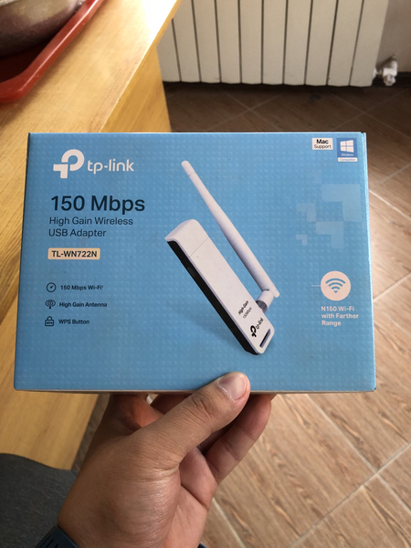 TP-Link TL-WN722N/ N150 USB-адаптер с поддержкой Wi-Fi