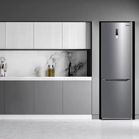 Холодильник Midea MDRB424FGF02O Стальной
