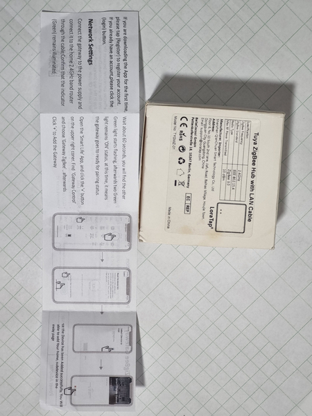 Tuya ZigBee 3.0 Hub with LAN Cable $27