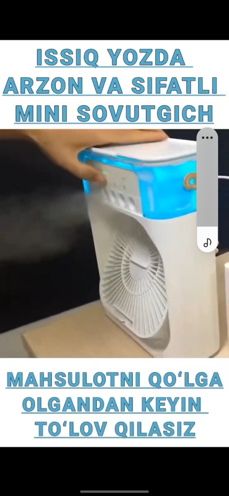 Lux Mini Konditsioner

Yozning qaynoq haroratiga c